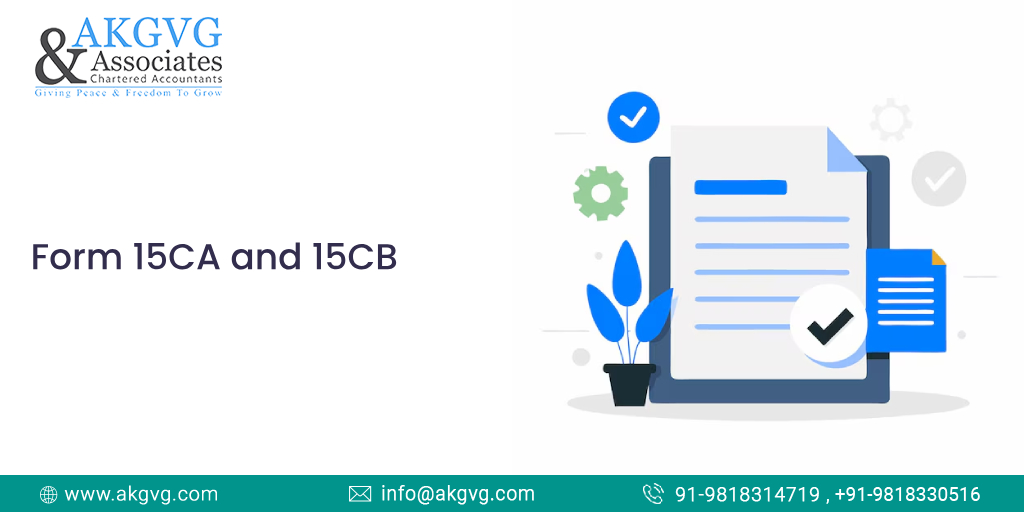 Form 15CA and 15CB - AKGVG & Associates