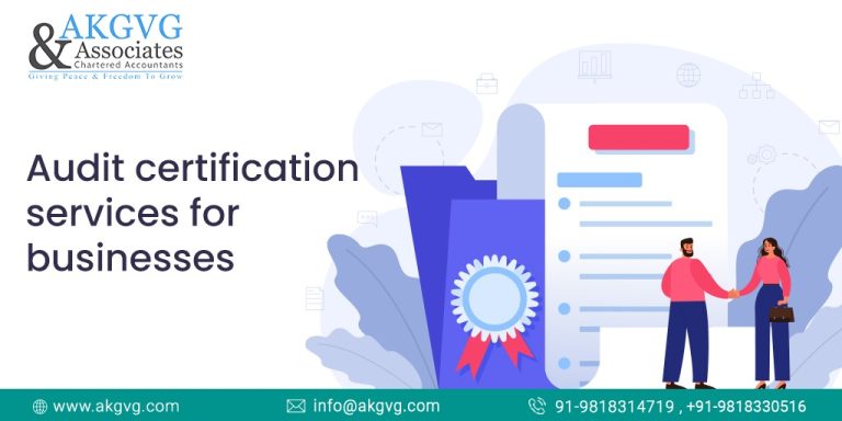 Audit certification services for businesses