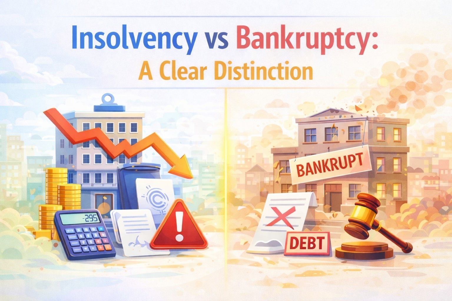 Insolvency vs Bankruptcy: A Clear Distinction - AKGVG & Associates