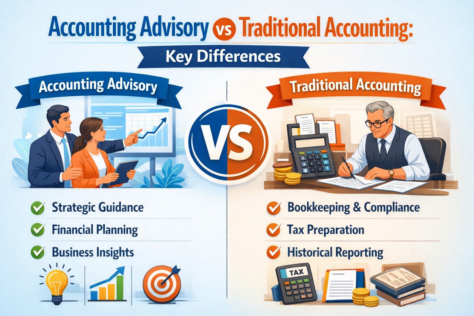 Accounting Advisory vs Traditional Accounting: Key Differences - AKGVG ...